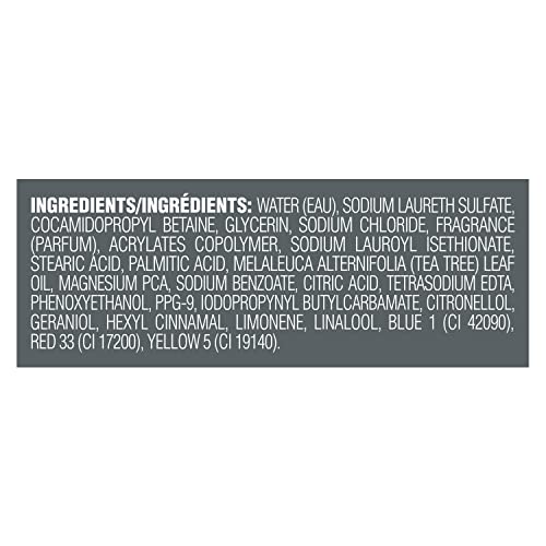 DOVE MEN + CARE Post-Workout Body Wash For Men 3N1 Revive With Tea Tree Oil 18 oz 4 Count