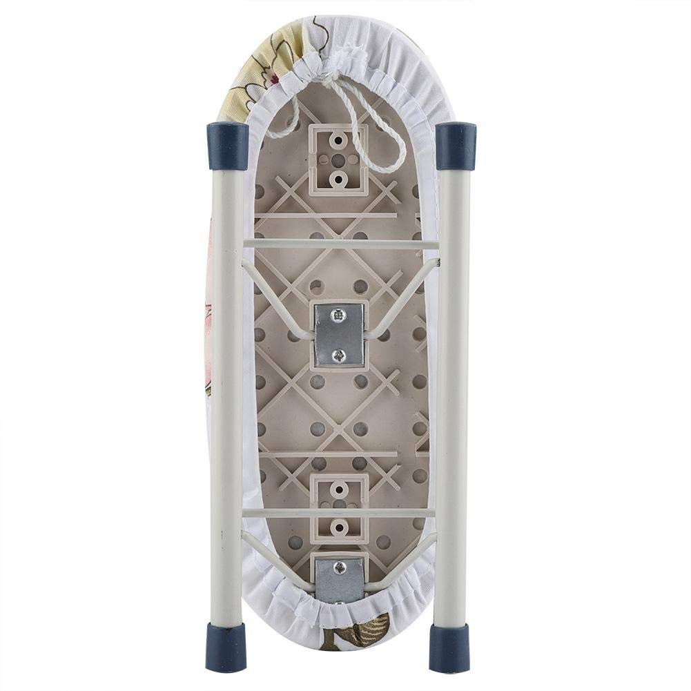 Ironing Board, Cotton Cloth Foldable Iron Board Ironing Boards Cuffs Collars Handling Table Space Saving Ironing Board for Small Spaces, Laundry Rooms Or Dorms (Peony)