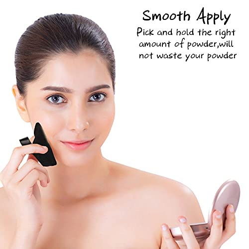 10 Pieces Pure Powder Puff Face Triangle Soft Makeup Powder Puff for Loose Powder Mineral Powder Body Powder Makeup Tool