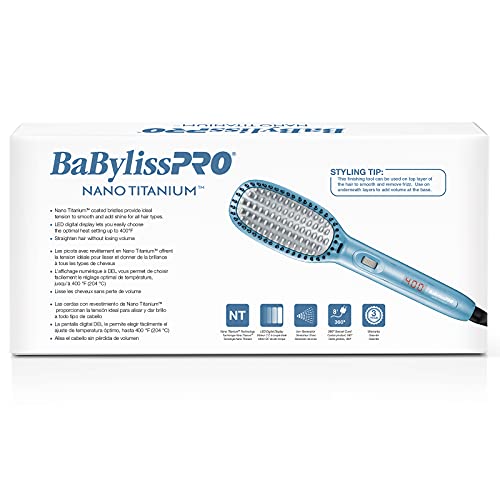 BabylissPRO Nano Titanium Thermal Paddle Brush