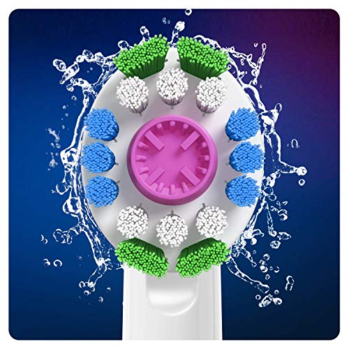 Oral-B Clean Maximiser Electric Toothbrush Heads, 3D White, Whitening Action, Pack of 3, Pack for Letterhole, White
