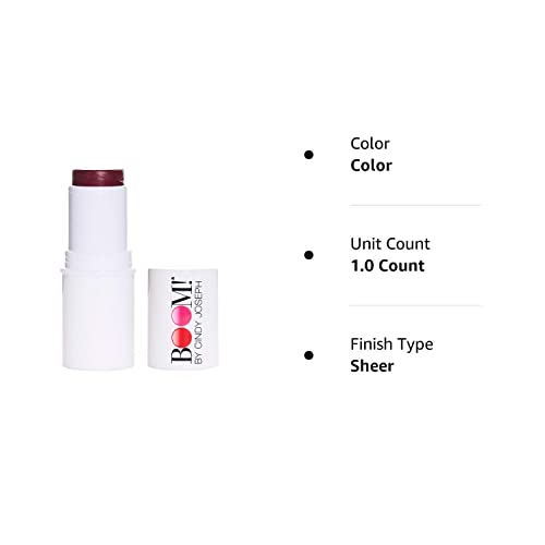 BOOM! by Cindy Joseph Cosmetics Boomstick Color - Lip & Cheek Tint Makeup Sticks for Older Women & Mature Skin - Cream Blush Stick for Cheeks & Lips