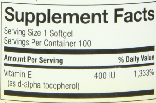 Nature's Way Vitamin E 268 mg per serving 100 Softgels
