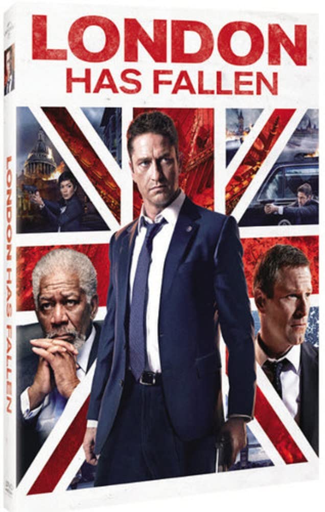 Olympus Has Fallen / London Has Fallen / Angel Has Fallen White House Down 4 DVD Set with Bonus Movie Camera Art Card