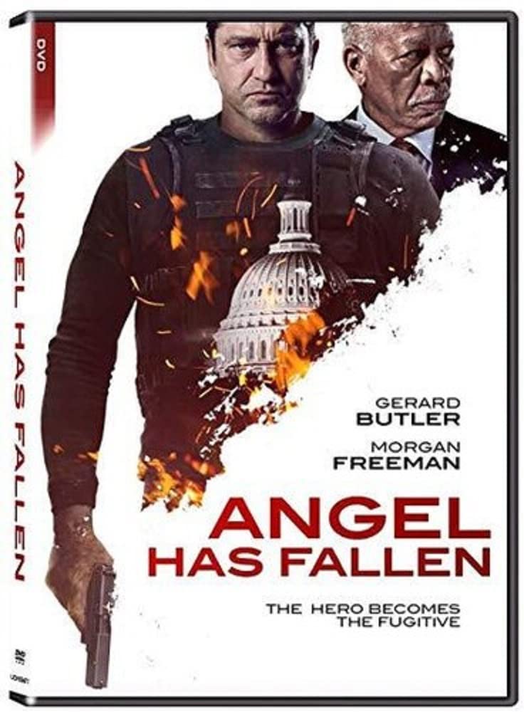Olympus Has Fallen / London Has Fallen / Angel Has Fallen White House Down 4 DVD Set with Bonus Movie Camera Art Card