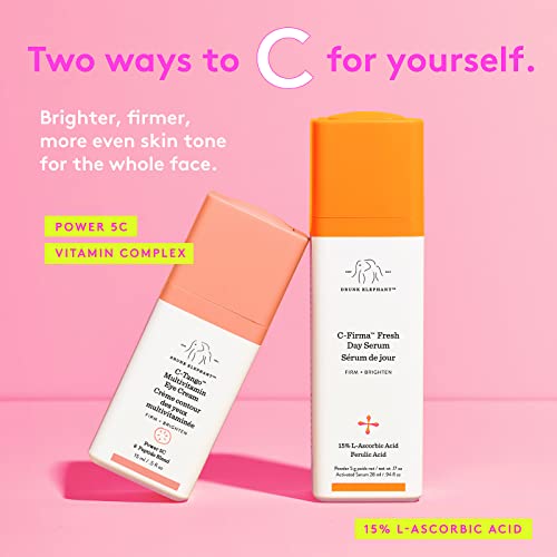 Drunk Elephant C-Tango Multivitamin Eye Cream. Brightening and Restorative Under Eye Cream with Vitamin C (15 mL / 0.5 Fl Oz)
