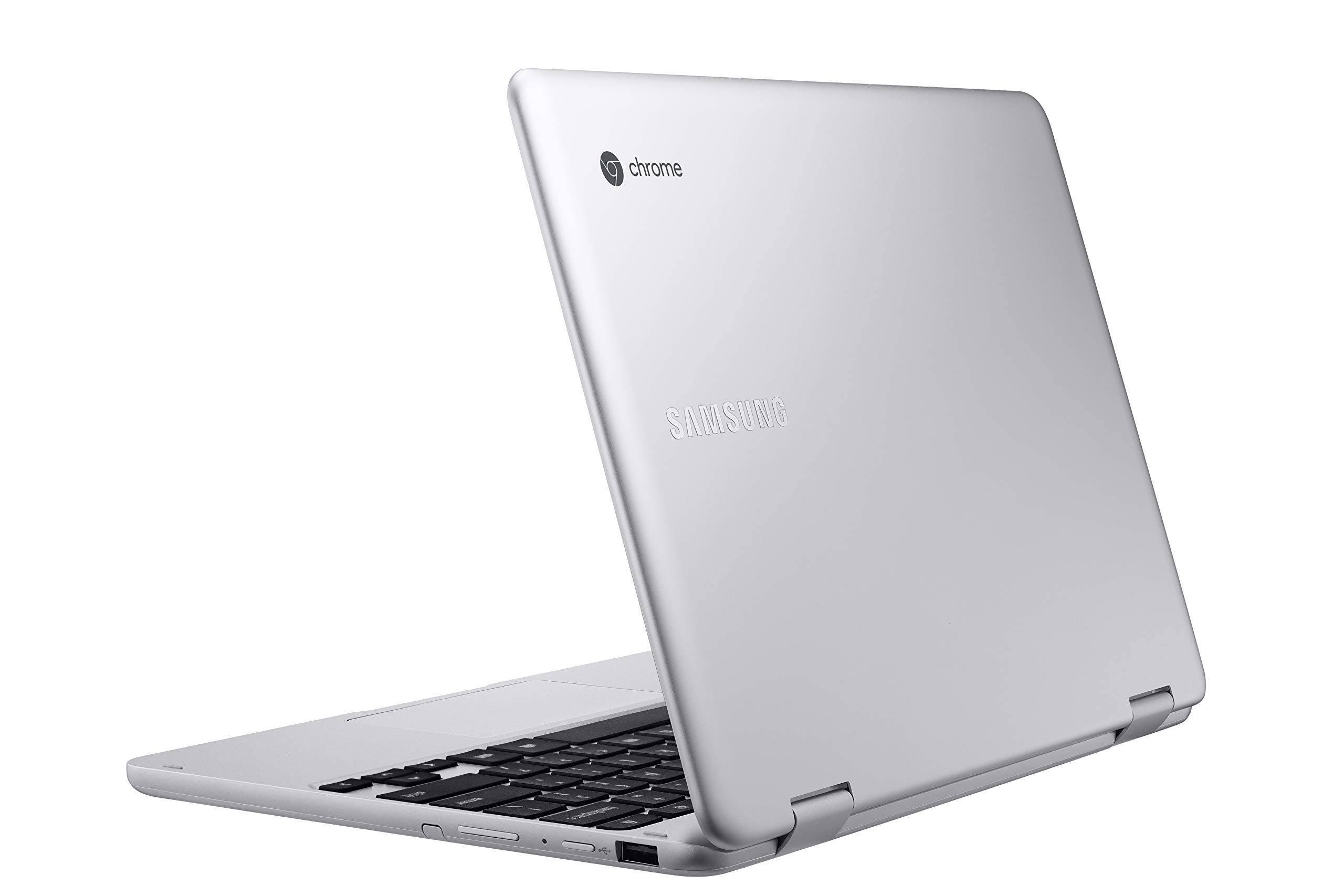 Samsung Chromebook Plus V2, 2-in-1, 4GB RAM, 32GB eMMC, 13MP Camera, Chrome OS, 12.2", 16:10 Aspect Ratio, Light Titan (XE520QAB-K01US) (Renewed)