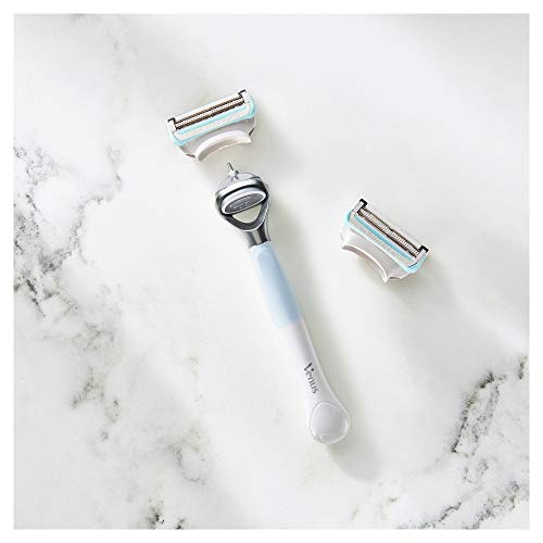 Gillette Venus Intimate Grooming Razors for Women, 1 Venus Razor Bikini Trimmer, 2 Razor Blade Refills, Pink