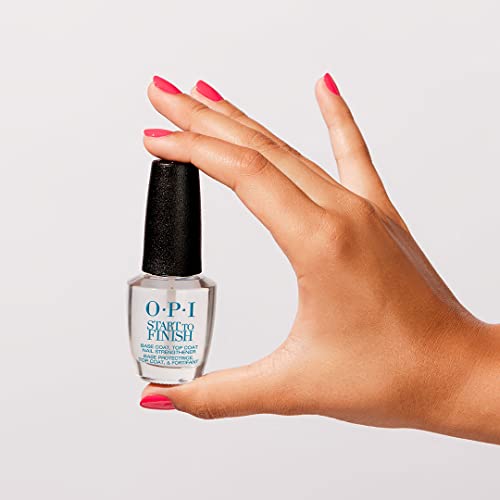 OPI Nail Polish Treatment, 3-in-1 Start to Finish Nail Formaldehyde Free Treatment, 0.5 Fl Oz