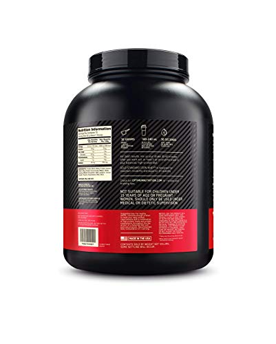 Optimum Nutrition Gold Standard 100% Whey Protein Powder, Mocha Cappuccino, 2 Pound (Packaging May Vary)