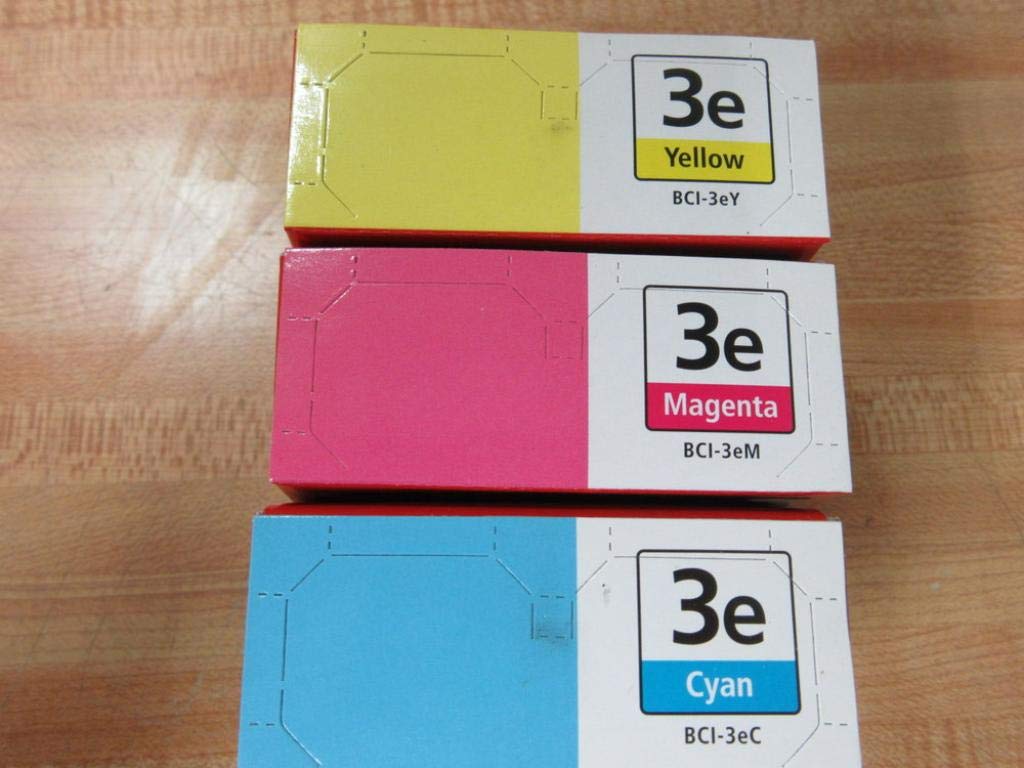 Canon BCI-3e Color Ink Tank for the BC-31e InkJet Cartridge - 3 Pack Cyan/Magenta/Yellow-4480A263