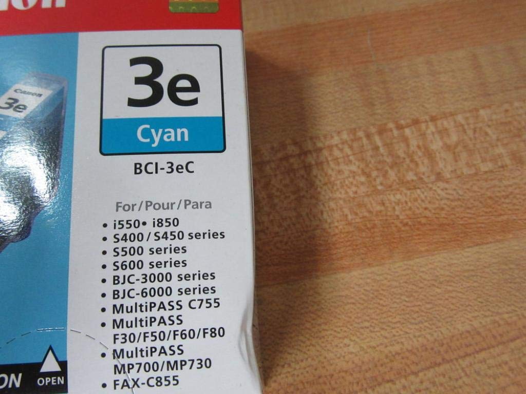 Canon BCI-3e Color Ink Tank for the BC-31e InkJet Cartridge - 3 Pack Cyan/Magenta/Yellow-4480A263