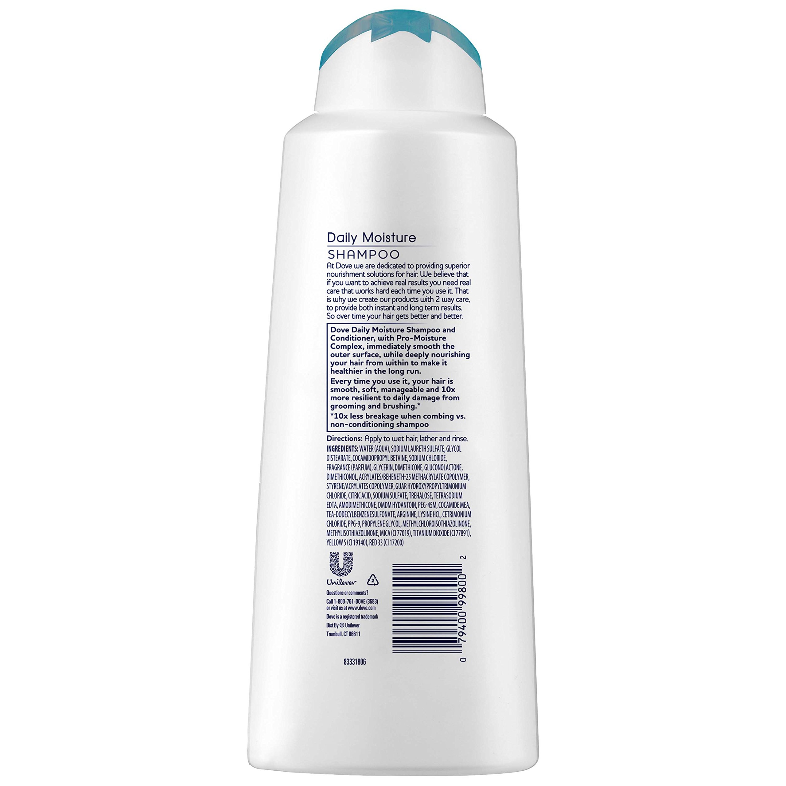 Dove Nutritive Solutions Shampoo, Daily Moisture, 25.4-Ounce