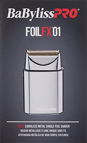 BaBylissPRO Barberology Foil Shaver FXFS1 SILVERFX Professional High-Torque Shaver