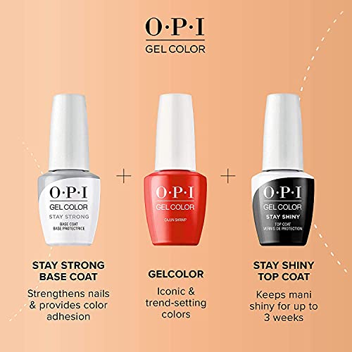 OPI GelColor, Ready, Fête, Go, Blue Gel Nail Polish, Holiday'21 Celebration Collection, 0.5 fl. oz.