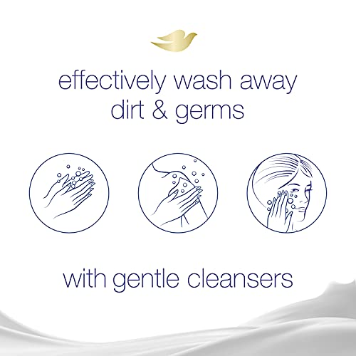 Dove Beauty Bar Gentle Skin Cleanser Moisturizing for Gentle Soft Skin Care Original Made With 1/4 Moisturizing Cream, 3.75 Ounce (Pack of 14)