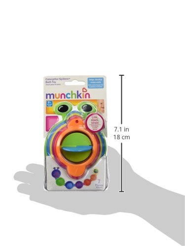 Munchkin® Caterpillar Spillers™ Stacking and Straining Cups Baby and Toddler Bath Toy