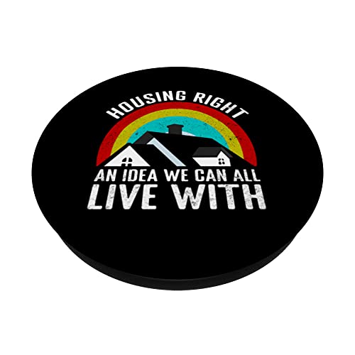 Housing Is A Human Right Poverty Cancel Rent Stop Evictions PopSockets Swappable PopGrip