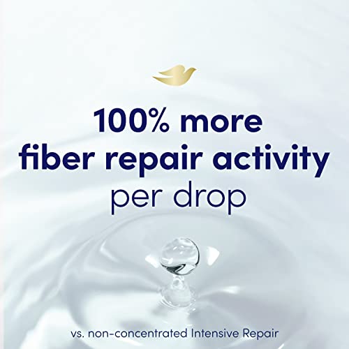 Dove Ultra Intensive Repair Concentrate Shampoo And Conditioner For Damaged Hair Repairs And Protects In 30 Seconds, 2X More Washes, Combo Pack, 20 fl oz (Pack of 2)