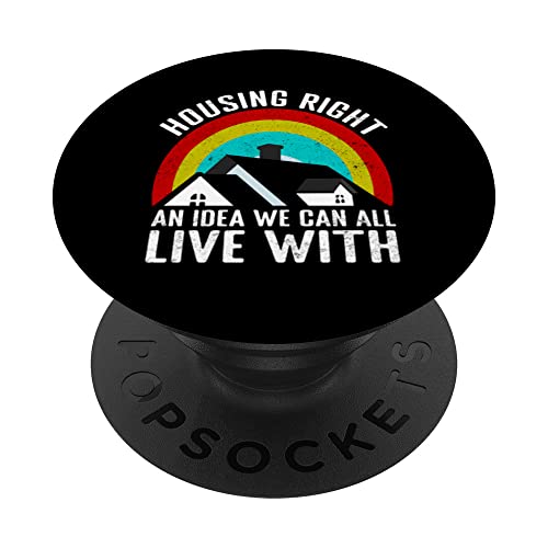 Housing Is A Human Right Poverty Cancel Rent Stop Evictions PopSockets Swappable PopGrip