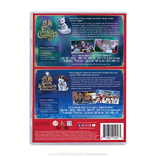 The Elf on the Shelf 16" Scout Elf Joe Plushee Pal and Elf Pets Animated Movies 2-Pack DVD, with Exclusive Joy Travel Bag