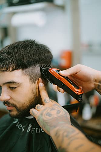 Supreme Trimmer Hair Clipper STC5030 Professional Clipper Set (300 Min Run Time) Cordless Beard Trimmer, Red Pro Clipper Fade Blade
