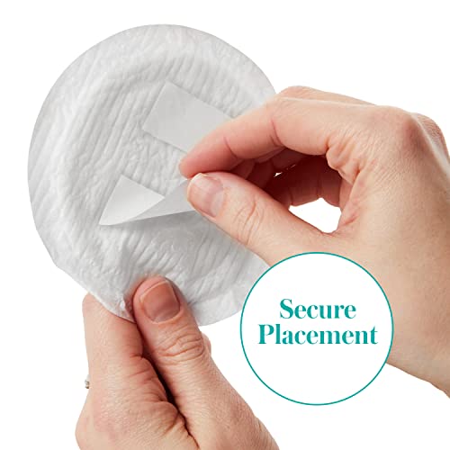 Evenflo Feeding Disposable Breast Pads for Nursing Women, Breathable and High Absorbency, White, 60 Count