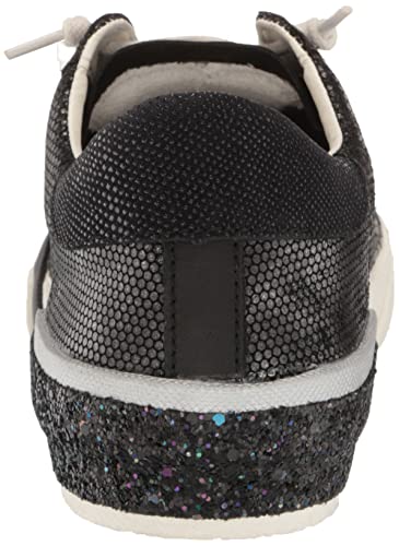 Dolce Vita Women's Zina Sneaker, Gunmetal Leather, 8.5