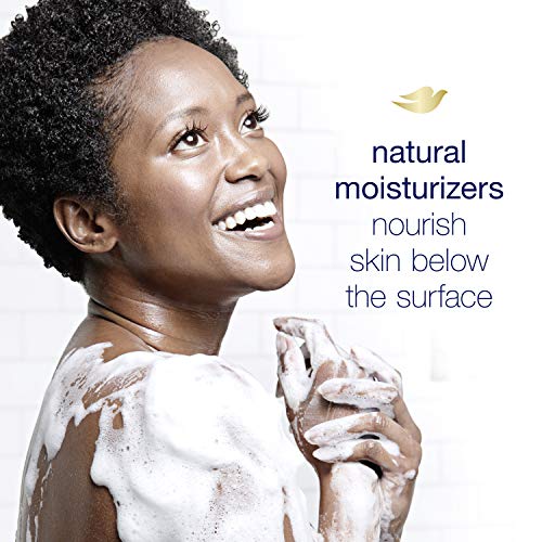 Dove Body Wash With Skin Natural Nourishers for Instantly Soft Skin and Lasting Nourishment Deep Moisture Sulfate Free 22 oz, 4 Count