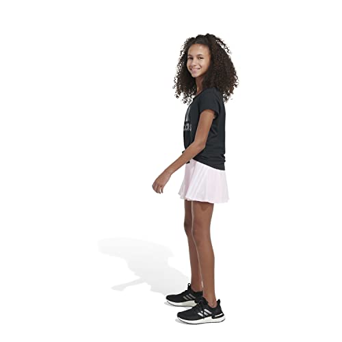 adidas Girls' Big Sport Skort, Clear Pink, S (7/8)