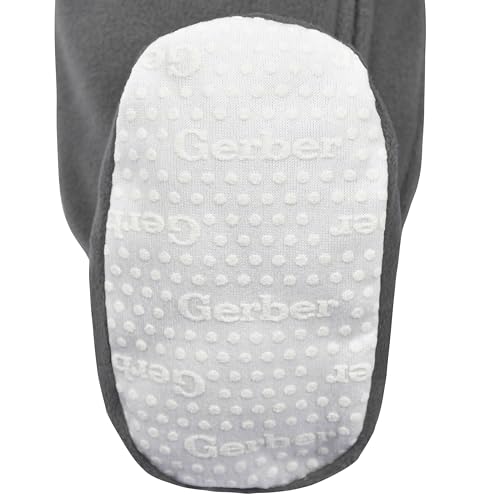 Gerber Baby Girls Flame Resistant Fleece Footed Pajamas 2-Pack, Pink Deer, 6-9 Months