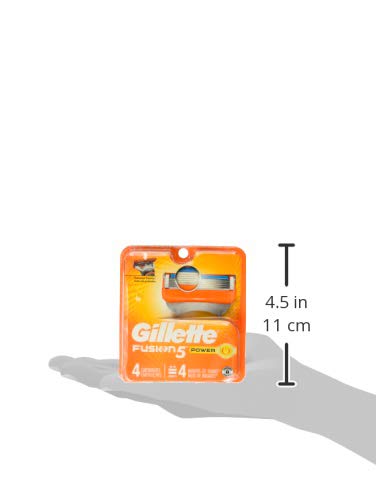 Gillette Fusion5 Men's Razor Blade Refills, 4 Count