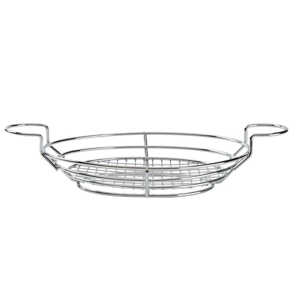 American Metalcraft BSKC118 Baskets, 14.875" Length x 8.125" Width, Silver