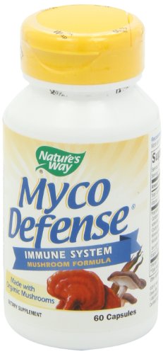 Nature's Way Myco Defense Premium Blend Mushroom Blend for Immune Support* Vegan 60 Capsules
