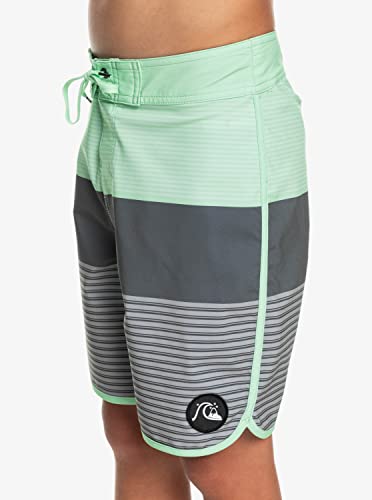 Quiksilver Boys Surfsilk Tijuana Youth 17 Boardshort Swim Trunk, Iron GATE, 27