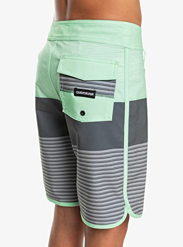 Quiksilver Boys Surfsilk Tijuana Youth 17 Boardshort Swim Trunk, Iron GATE, 27