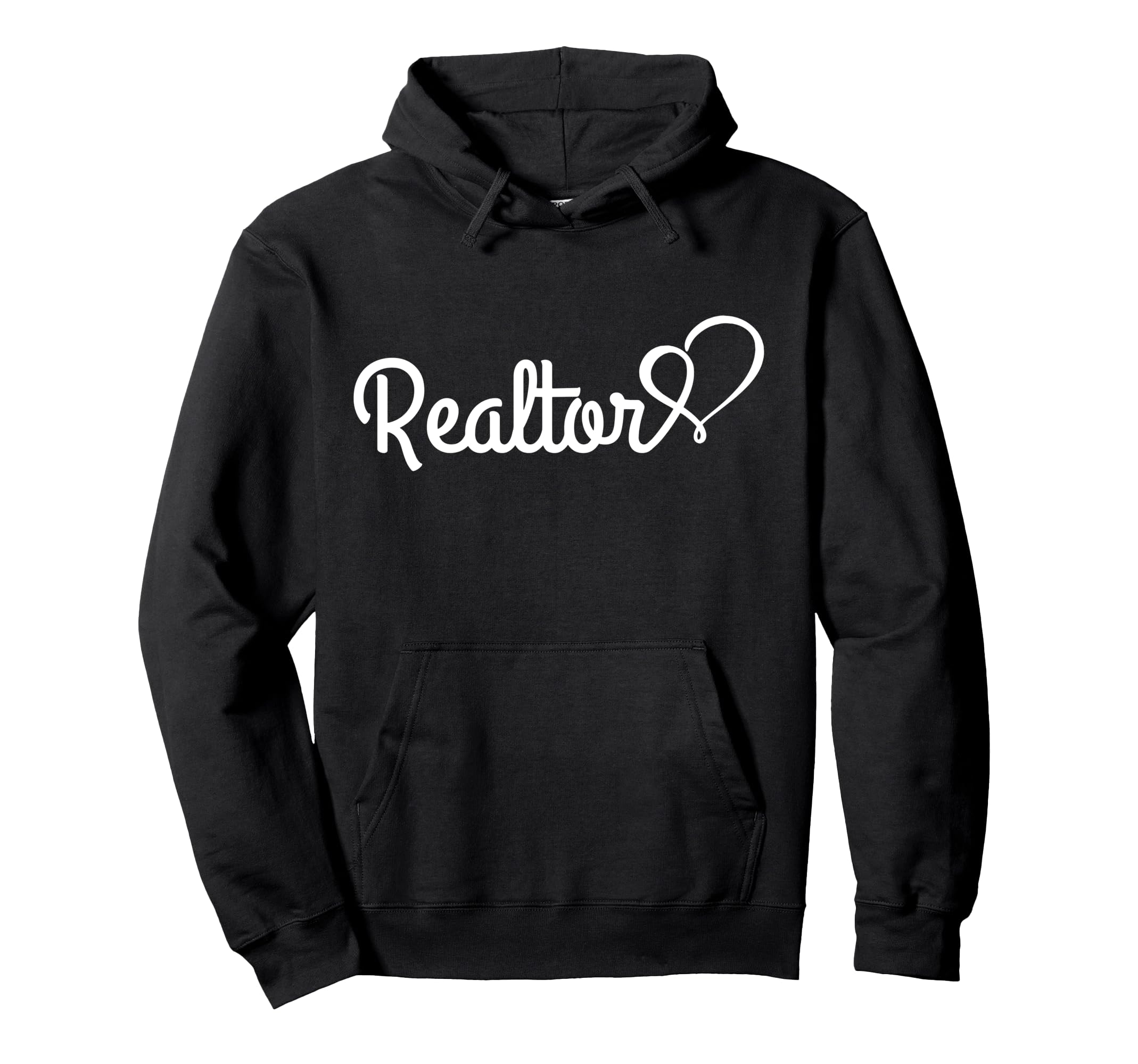Realtor Real Estate Agent Heart House Rent Broker Gift Pullover Hoodie