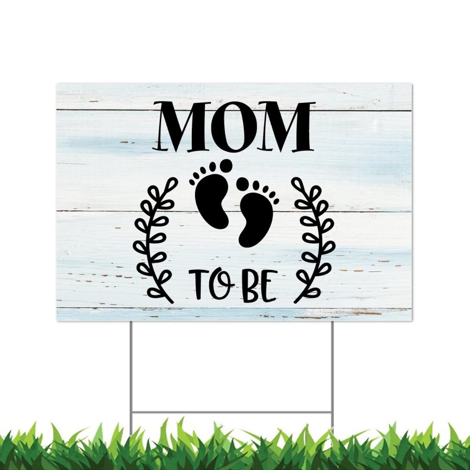 Lawn Signage Promoted to Mom Corrugated Yard Sign Funny Housewarming Gift Life Quotes for Garage Sales Rent Open House Construction 12"x18"