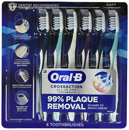 Oral-B Pro Health All-in-One Soft Toothbrushes, 6 Count