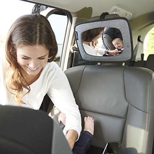 Backseat Baby Mirror For Rear-Facing Child (Grey Melange)