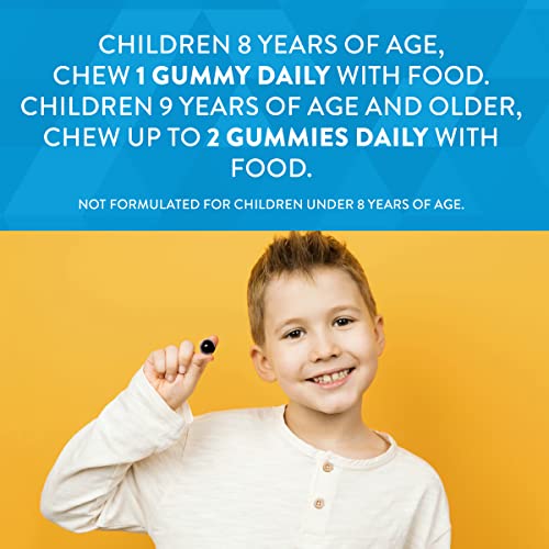 Nature's Way Kids Cool, Calm & Collected, Ages 8+, Grape Flavored, 40 Vegetarian Gummies