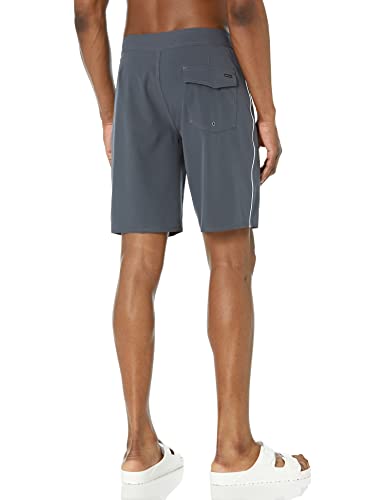 Quiksilver Men's Standard Highline Massive 20 Inch Outseam Stretch Boardshort Swim Trunk, Iron GATE, 38