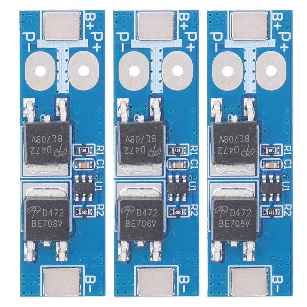 3Pcs Lithium Battery Board Lithium Iron Board Overcharge Discharge Prevention Charger Module Charging Controller 3.2V 12A