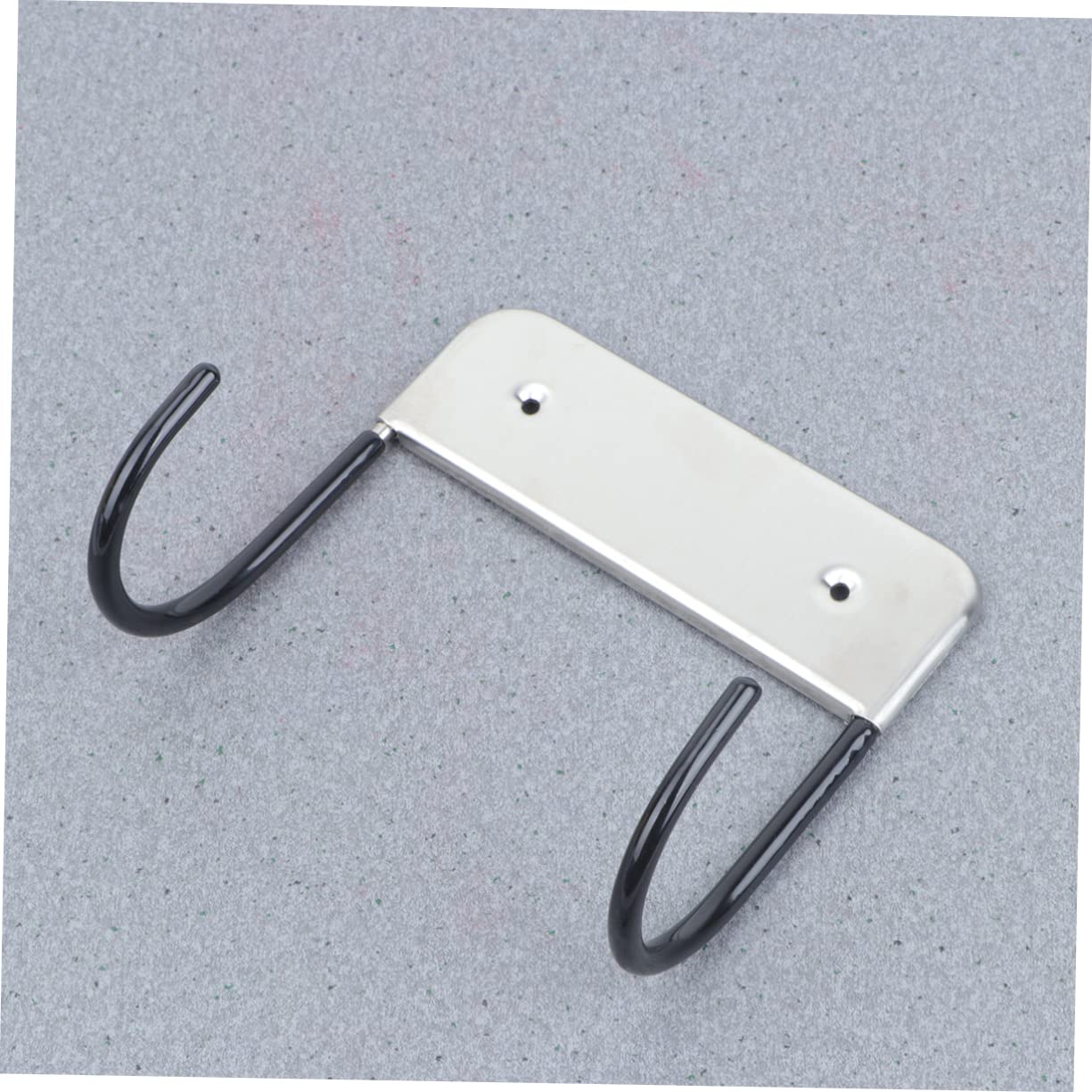 LIFKOME 2pcs washcloth Holder Black Hooks Black Metal Shelf Wall Towel Clothes Mount Ironing Board Bracket Electric Iron Holder Electric Iron Organizer Ironing Doard Shelf Hanger