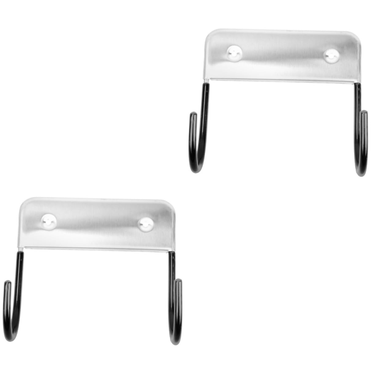 LIFKOME 2pcs washcloth Holder Black Hooks Black Metal Shelf Wall Towel Clothes Mount Ironing Board Bracket Electric Iron Holder Electric Iron Organizer Ironing Doard Shelf Hanger