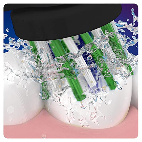 Oral-B CrossAction Toothbrush Head Black, CleanMaximiser Technology, 10 Counts, Mailbox Sized Pack, 7 g
