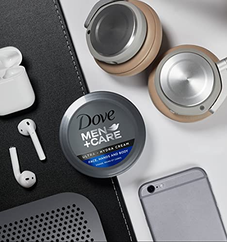 Dove Men+Care Ultra-Hydra Cream with 24 Hour Moisturization, 2.53 Fl Oz (Pack of 3)