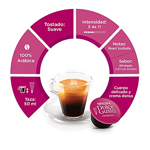 NESCAFÉ Dolce Gusto Coffee Capsules Espresso 48 Single Serve Pods, (Makes 48 Cups) 48 Count