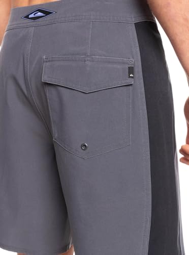 Quiksilver Mens Surfsilk 18" Boardshort - Arch (Iron Gate, 30)