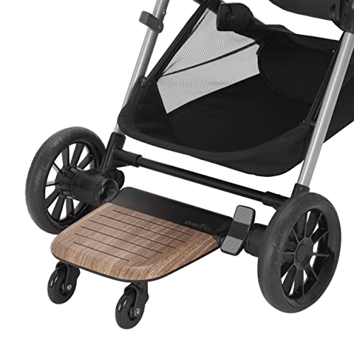 Evenflo Stroller Rider Board, Convenient Riding Options, Non-Skid Surface, Smooth-Ride Wheels, Easy to Use, Holds up to 50 Pounds, No Additional Parts Needed - 1 Count (Pack of 1)